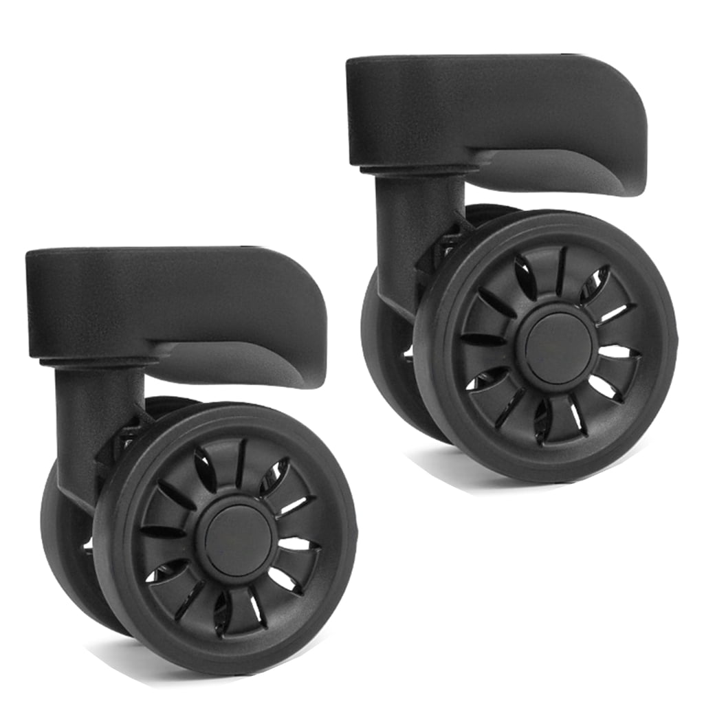 1 Pair Trolley Caster Suitcase Replacement Parts Luggage Box Wheels 360 ...