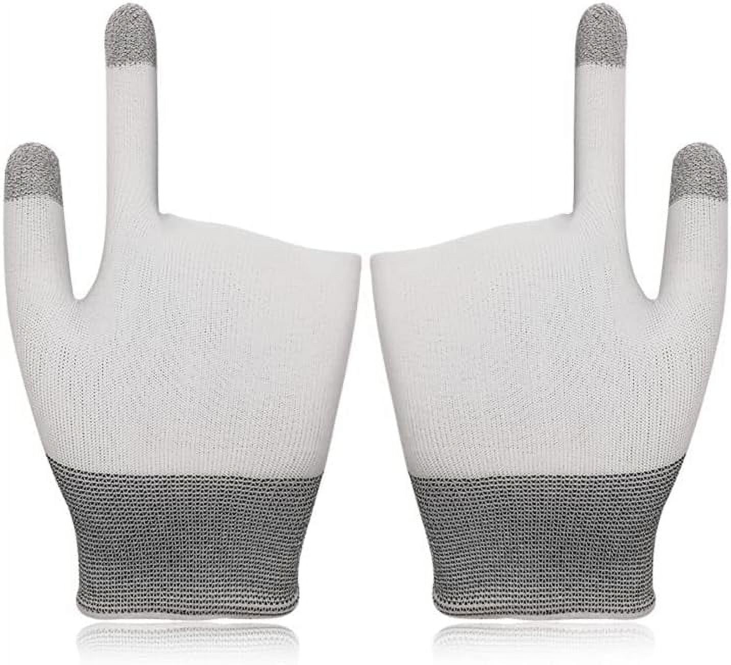 1 Pair Two-finger Gaming Finger Sleeve Mobile Game Glove for Touch ...