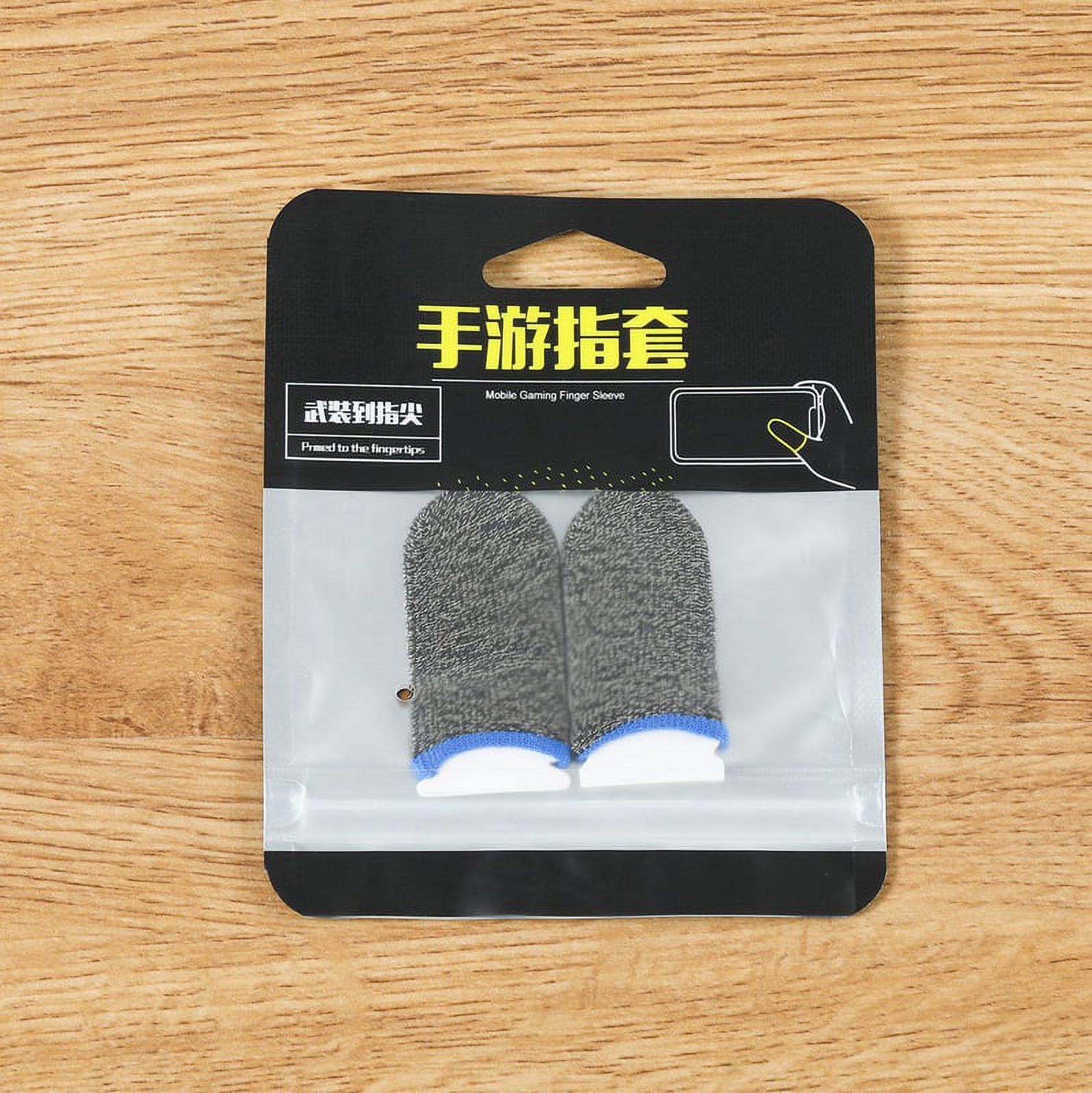 1 Pair Ultra-Thin Fiber Finger Thumb Gloves Sweat Proof Finger Cots for ...