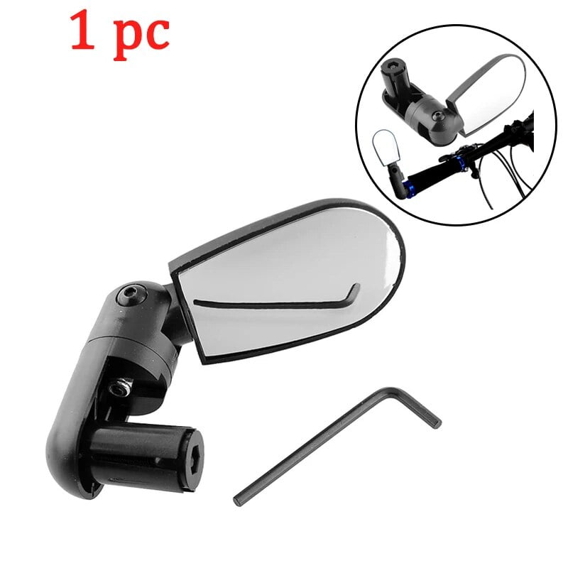 1 Pair Universal Adjustable Rotation Mini Bicycle Mirrors for MTB Road ...