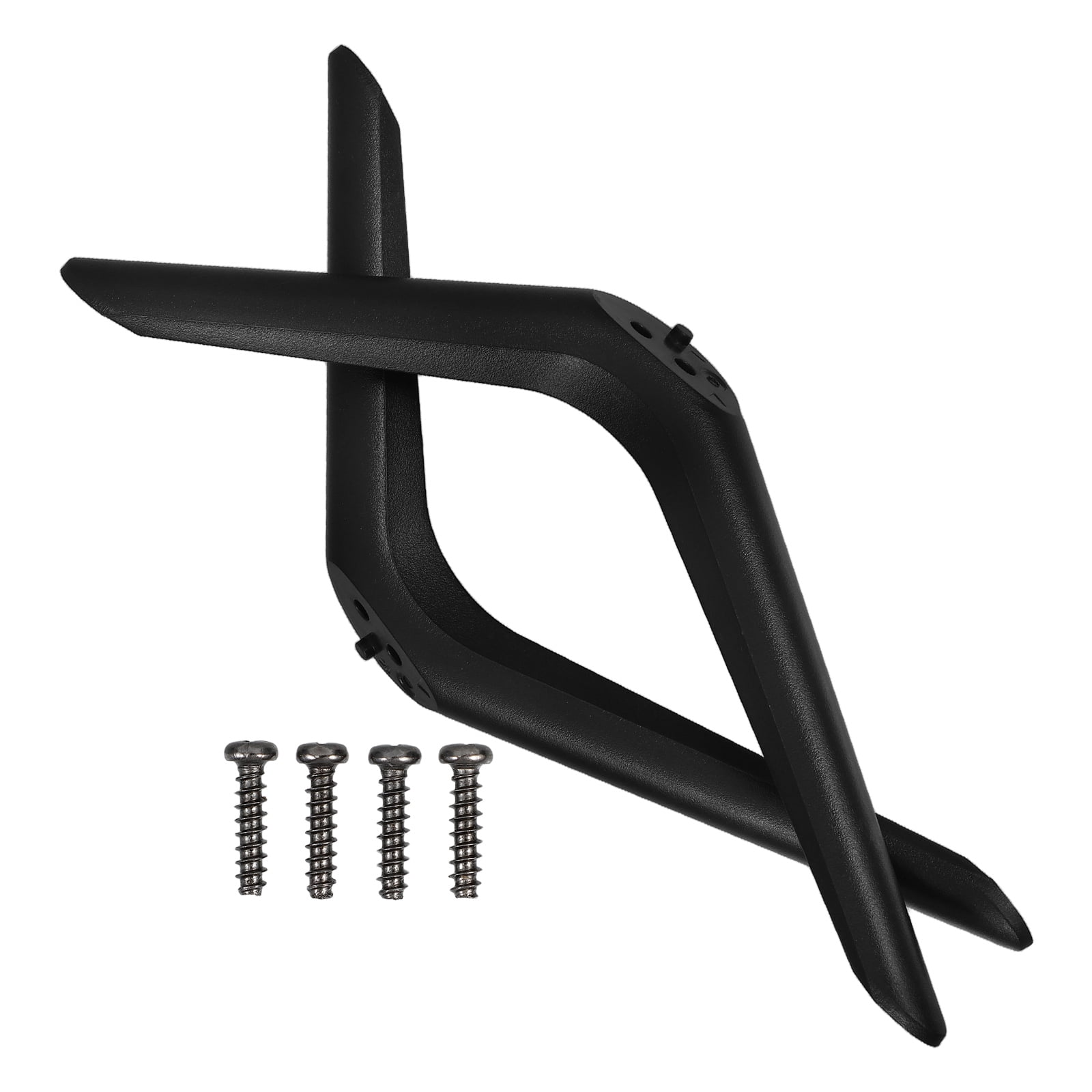 1 Pair Universal TV Stand Base Legs Double Hole Plastic Feet for TV ...