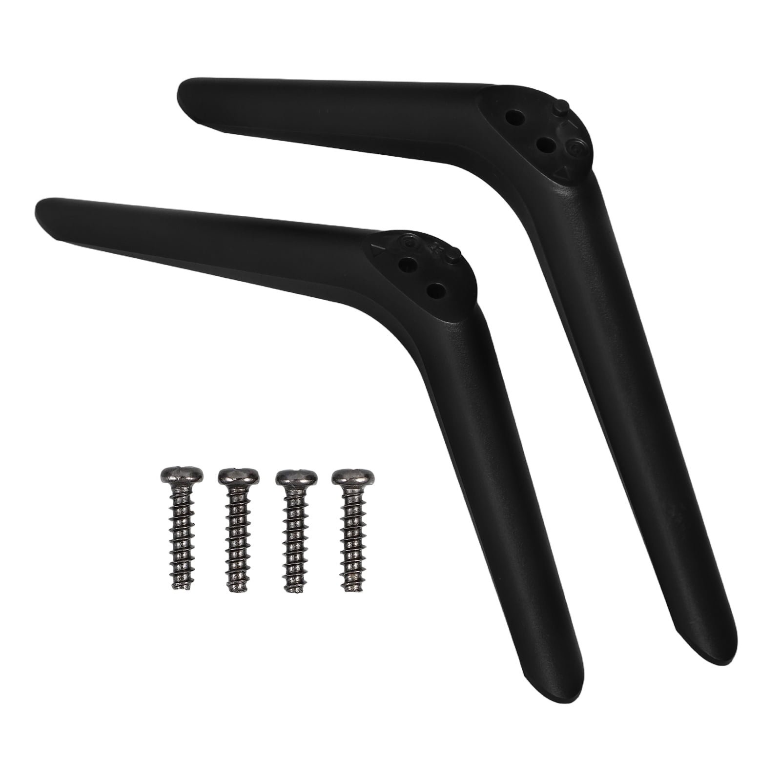 1 Pair Universal TV Stand Base Legs for Tabletop TVs Double Hole ...