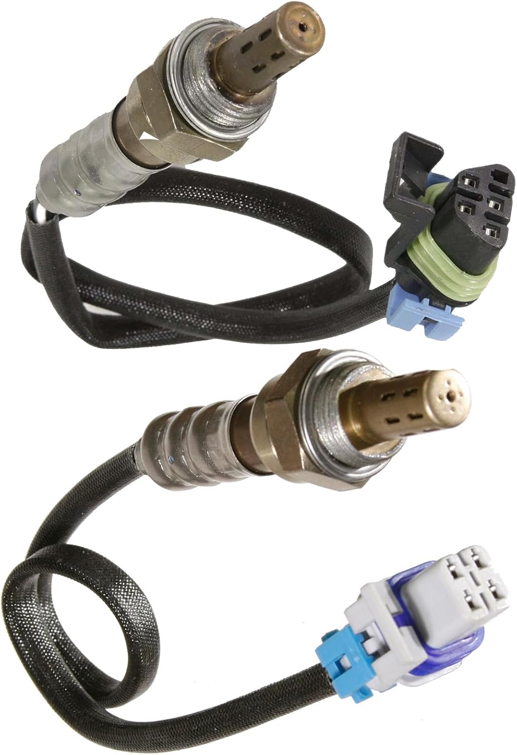 1 Pair Upstream and Downstream O2 Oxygen Sensors Replacement for Chevy ...