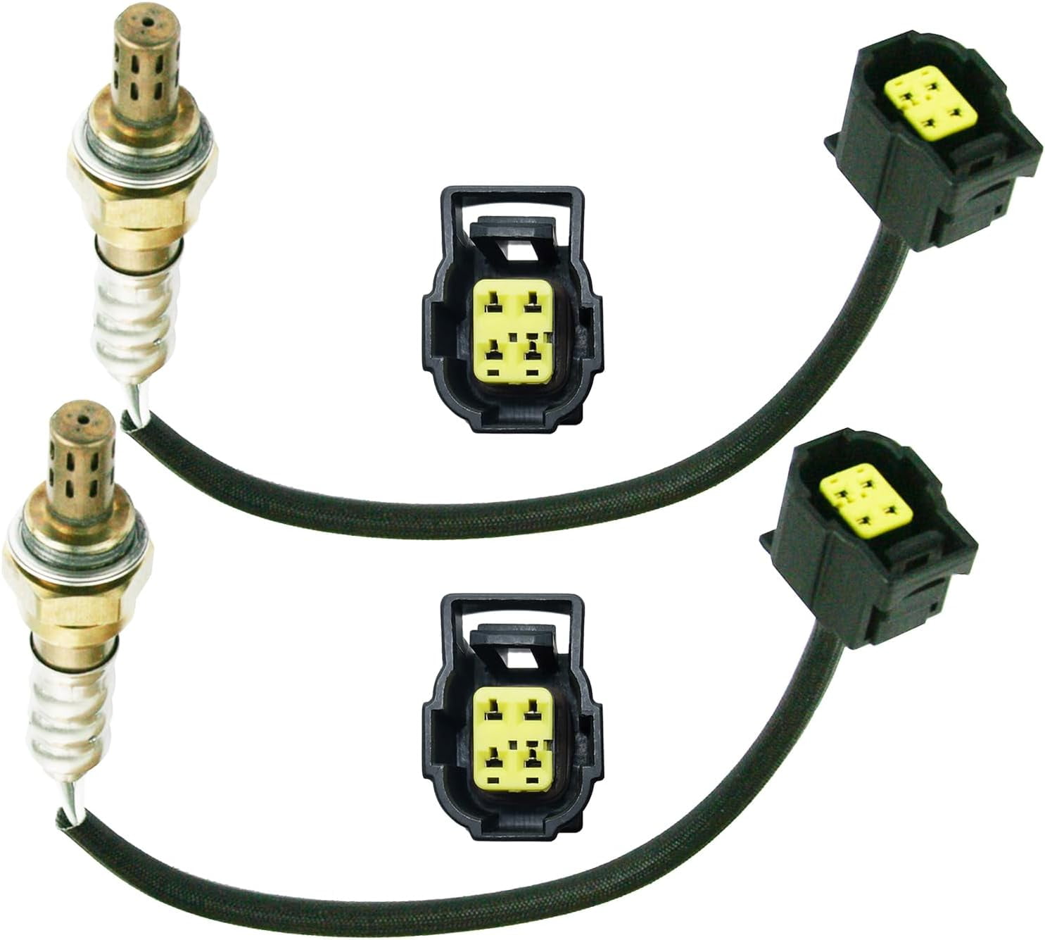 1 Pair Upstream and Downstream Oxygen O2 Sensors Replacement for Dodge ...