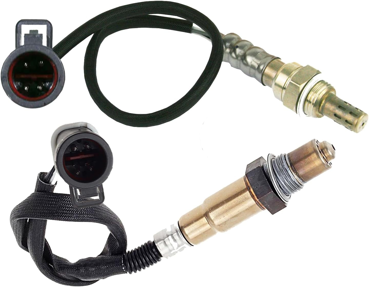 1 Pair Upstream and Downstream Oxygen Sensors Replacement for Ford E ...