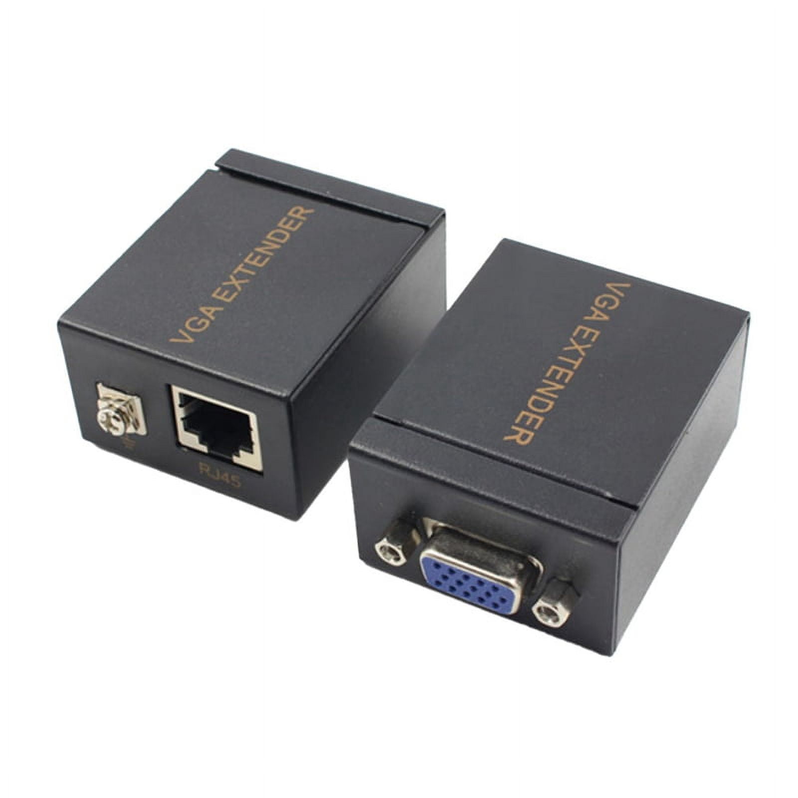 1 Pair VGA Extender 60m VGA to RJ45 Signal Extender Cat5e/6 Lan ...