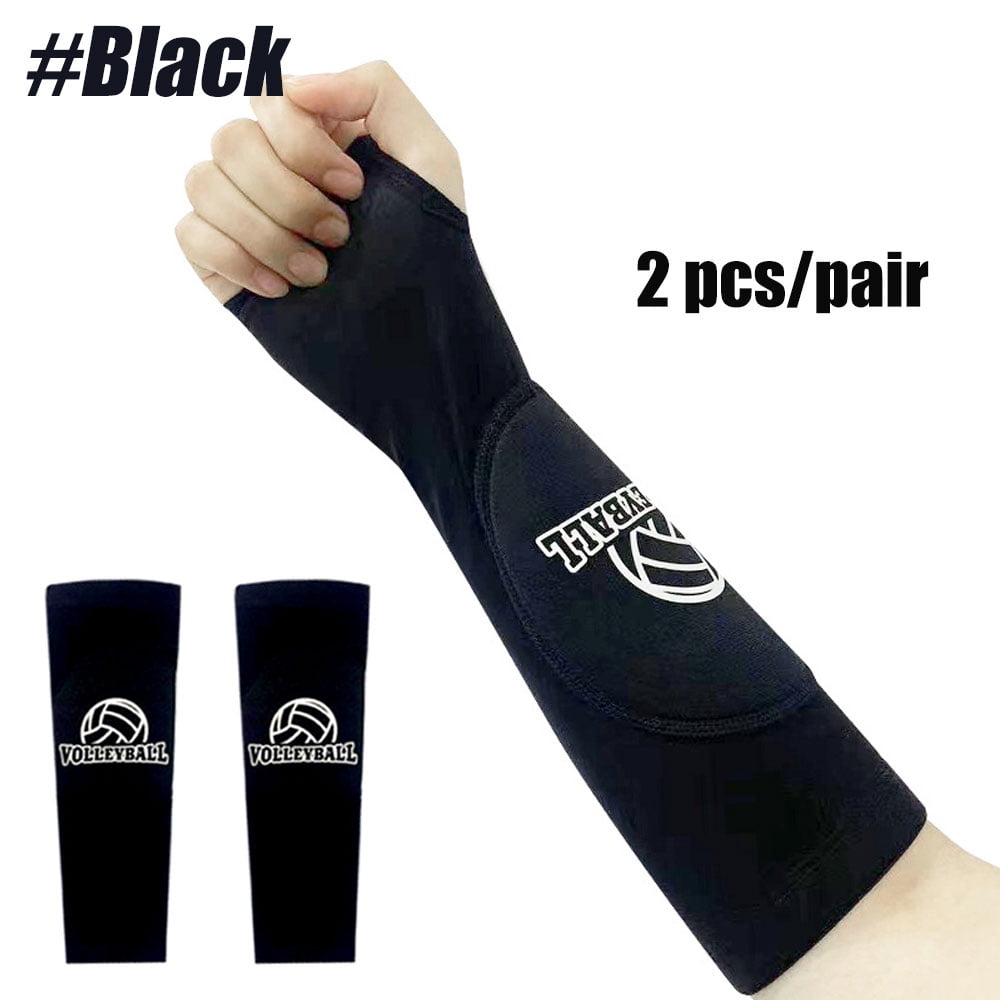 1 Pair Volleyball Padded Passing Forearm Hitting Sleeves, Arm Sleeves ...