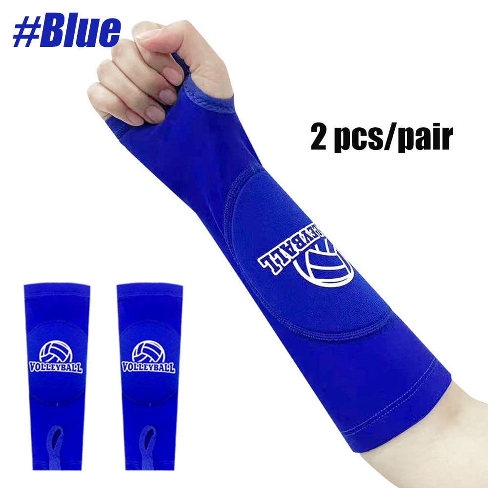 1 Pair Volleyball Padded Passing Forearm Hitting Sleeves, Arm Sleeves ...
