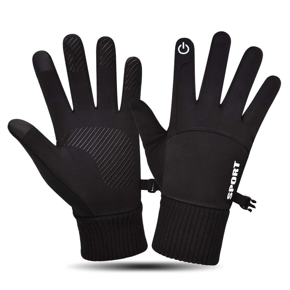 1 Pair Warm Winter Gloves Men's Riding Glove Waterproof Lightweight Windproof Warm Thermal Touch ...