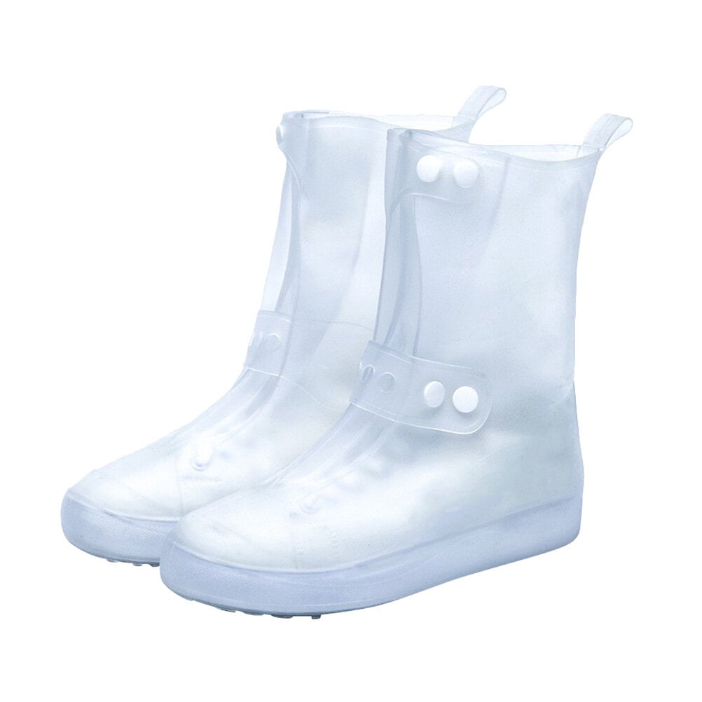 1 Pair Waterproof Non slip High Tube Rainproof Shoe Covers Overshoes ...