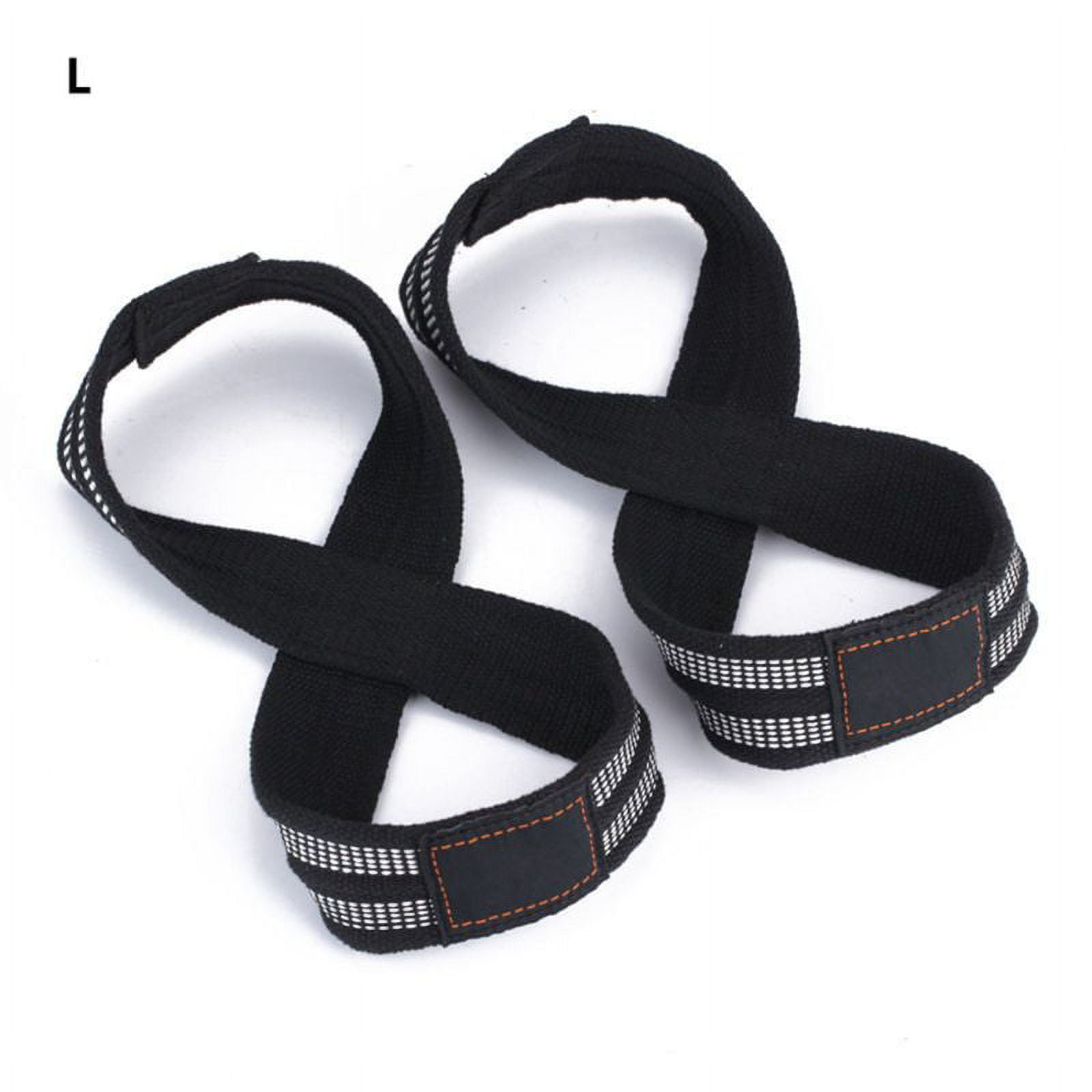 1 Pair Weight Lifting Wrist Strap Workout Straps Figure 8 Weight ...