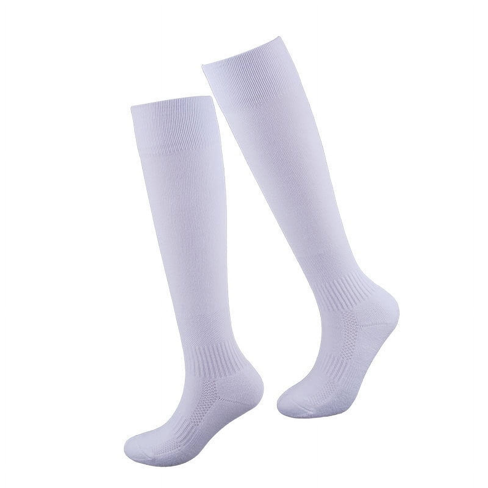 1 Pair White Knee High Breathable Thick Long Fencing Socks for Men and ...
