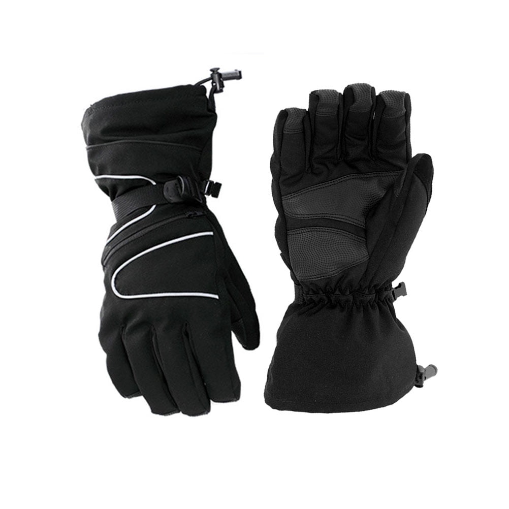 1 Pair Winter Gloves Mittens Men Thermal Windproof Waterproof Anti Grip ...