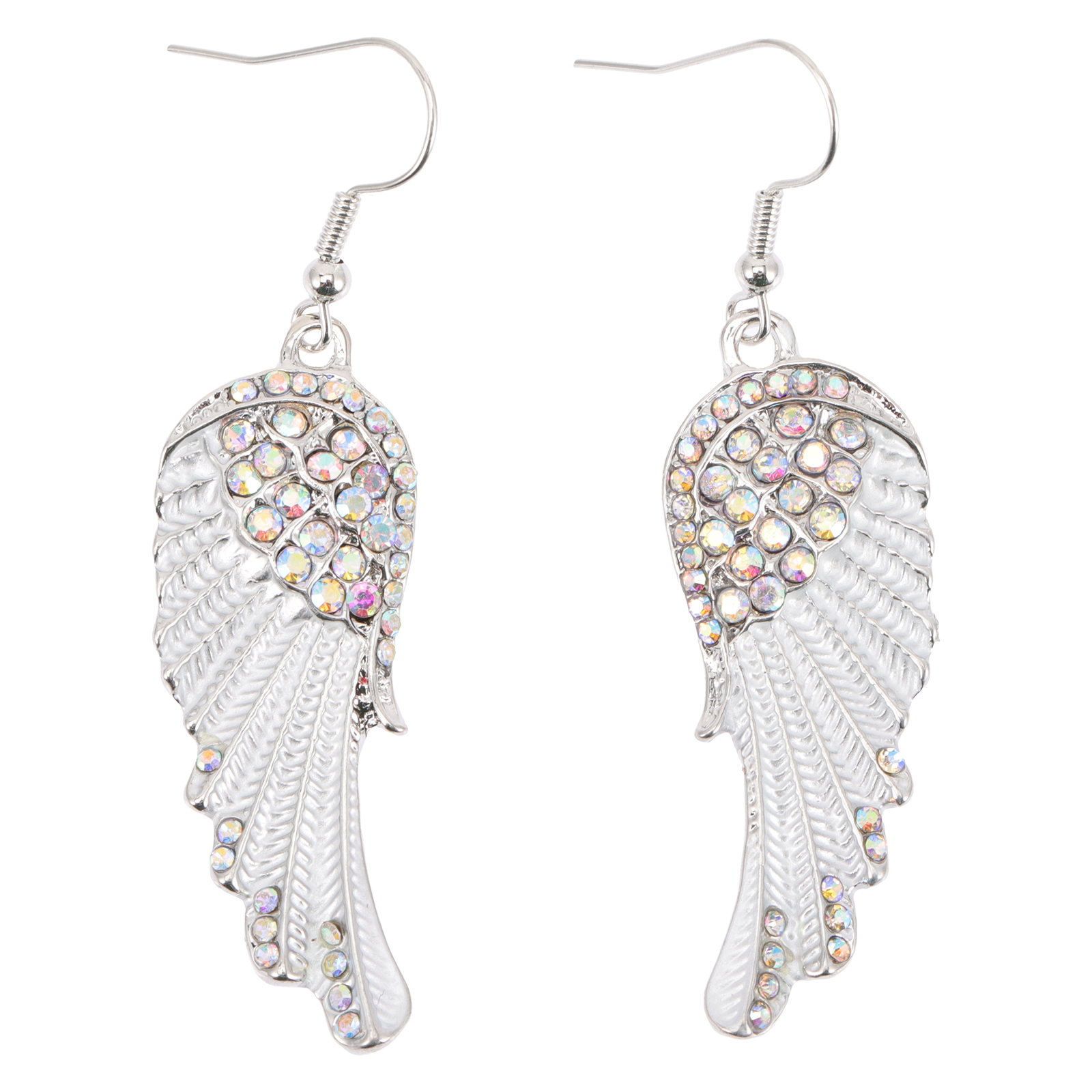 1 Pair Women Angel Wings Dangle Hook Earrings Jewelry Women Wedding ...