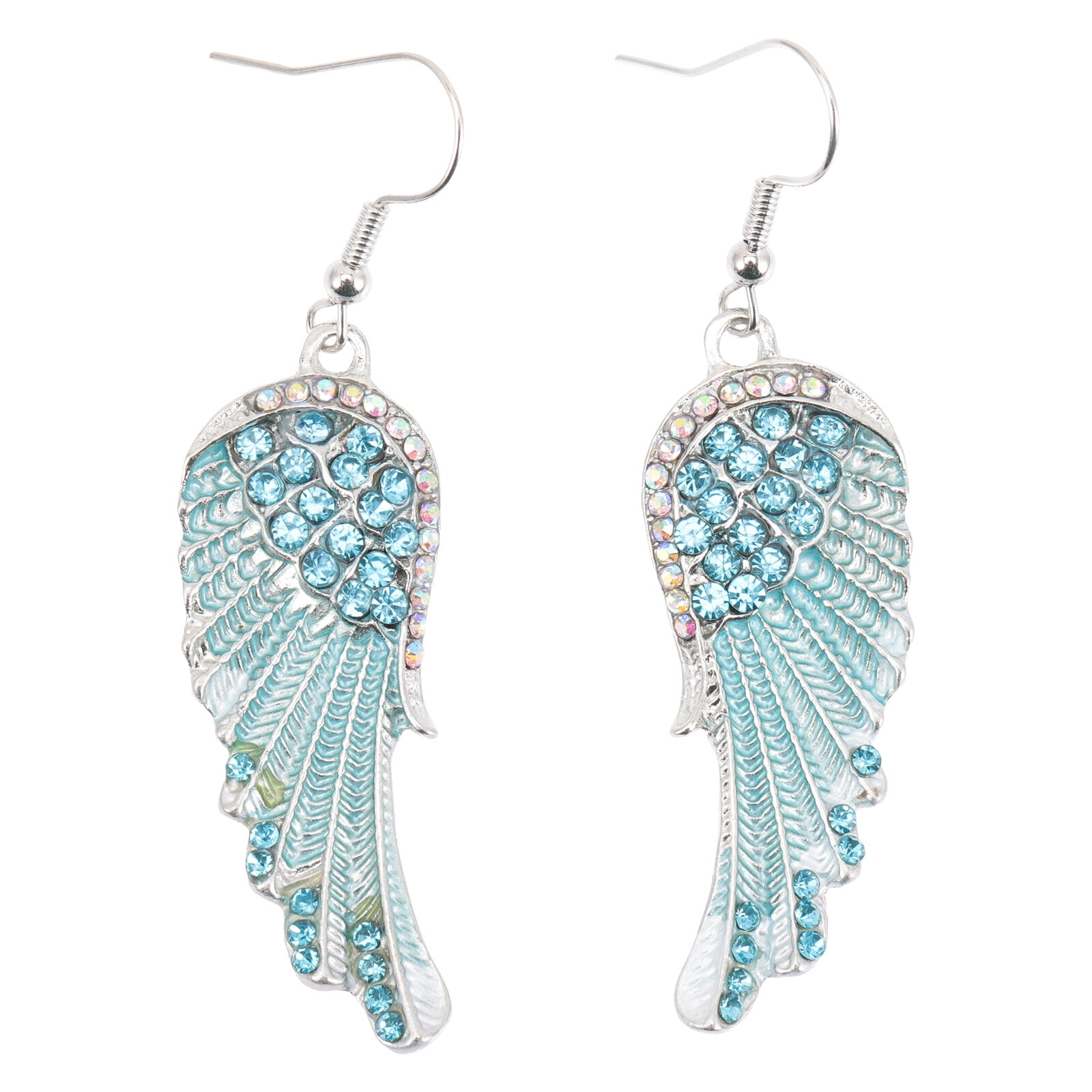 1 Pair Women Angel Wings Dangle Hook Earrings Jewelry Women Wedding ...