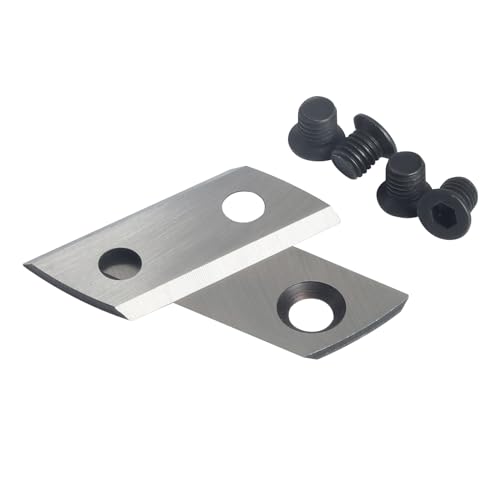 1 Pair Wood Chipper Blades Garden Shredder Knives Replacement Double ...
