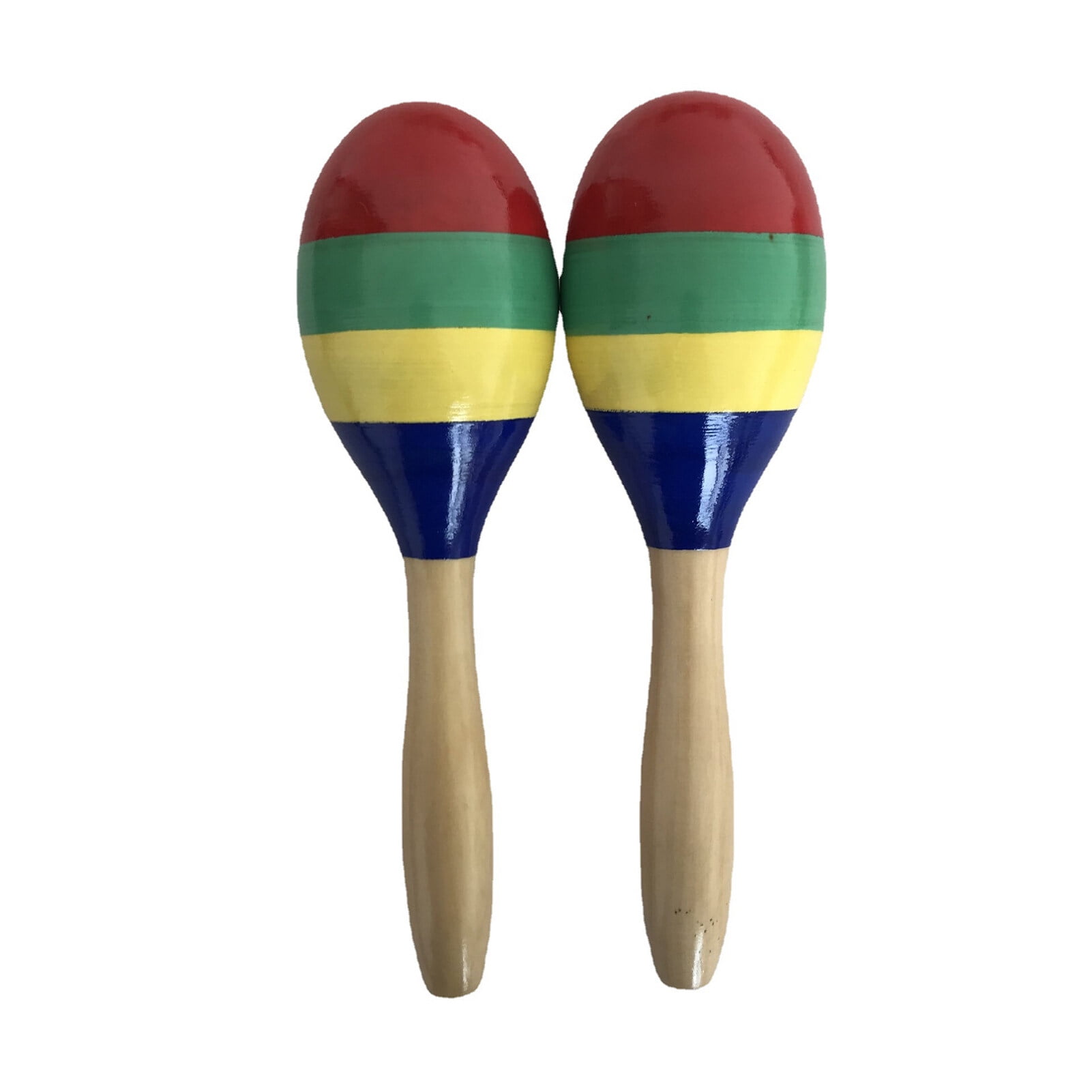 1 Pair Wooden Maracas Sand Hammer Rumba Shakers Rattles Sand Hammer ...