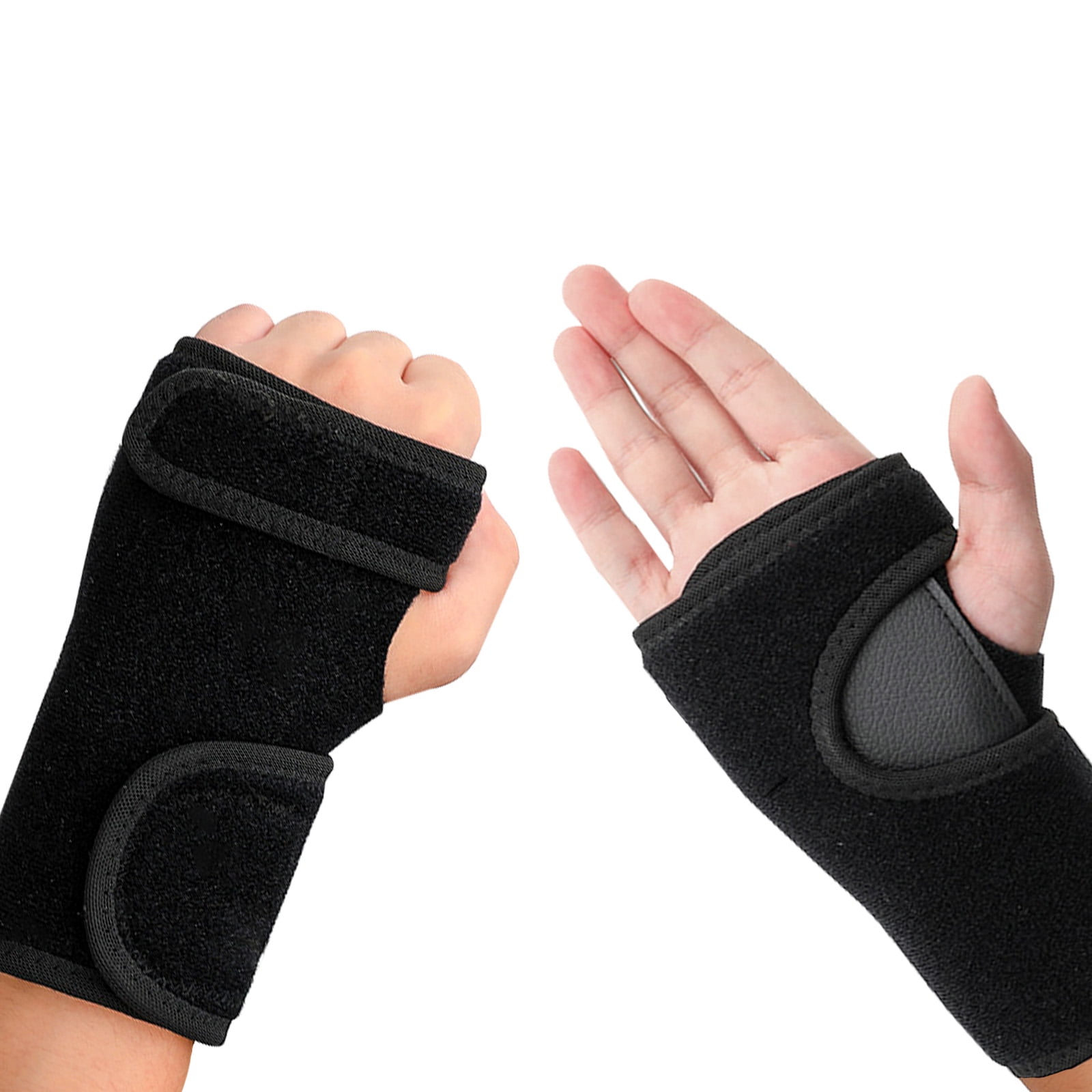 1 Pair Wrist Brace for Carpal Tunnel with Metal Bar, Men Women Hand ...