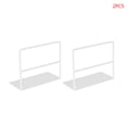 1 Pair Wrought Iron Bookends Book Support Simple Desktop Office ...