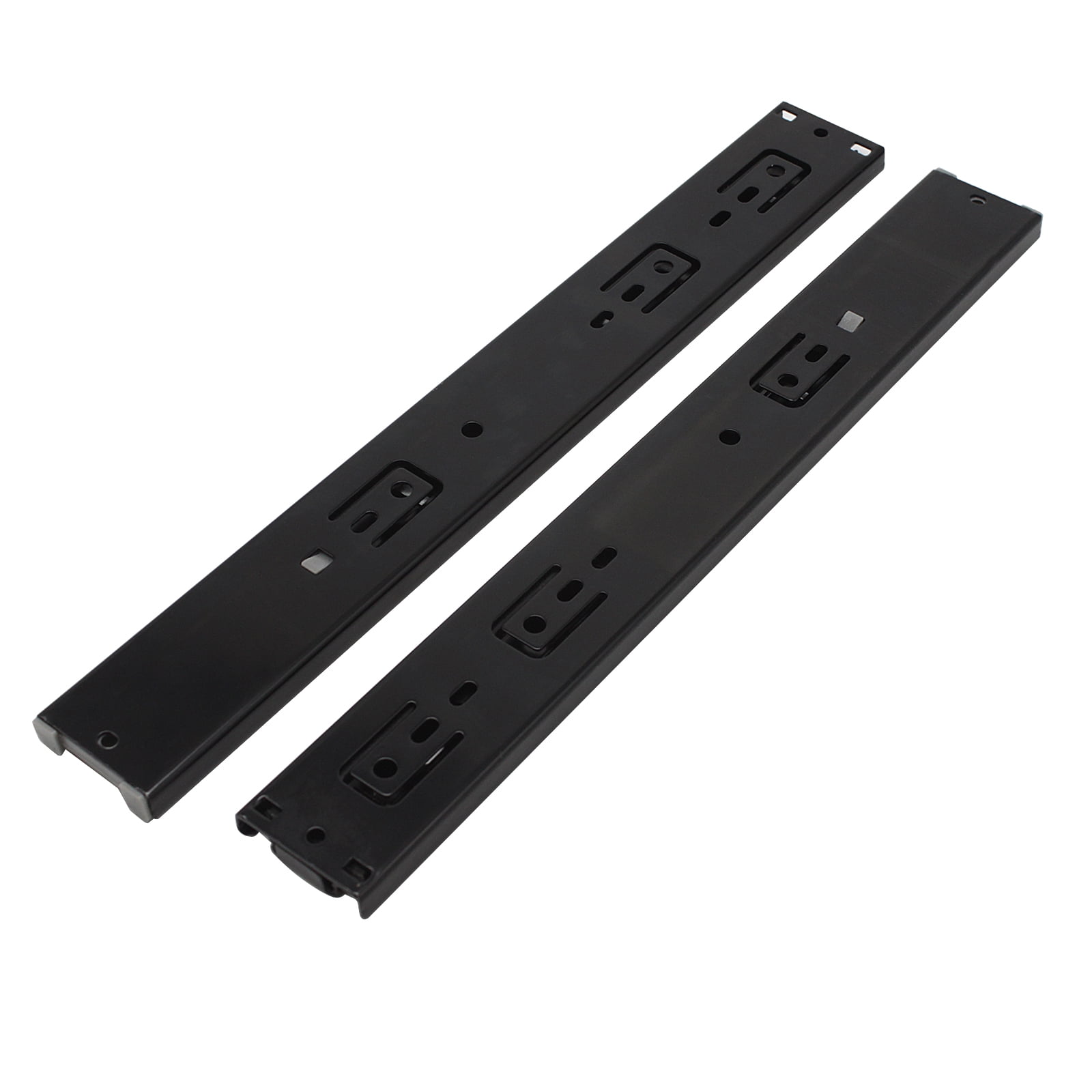 1 Pair knobelite 14 inch Soft Close Slide Mounted Drawer Slides 3-Folds ...
