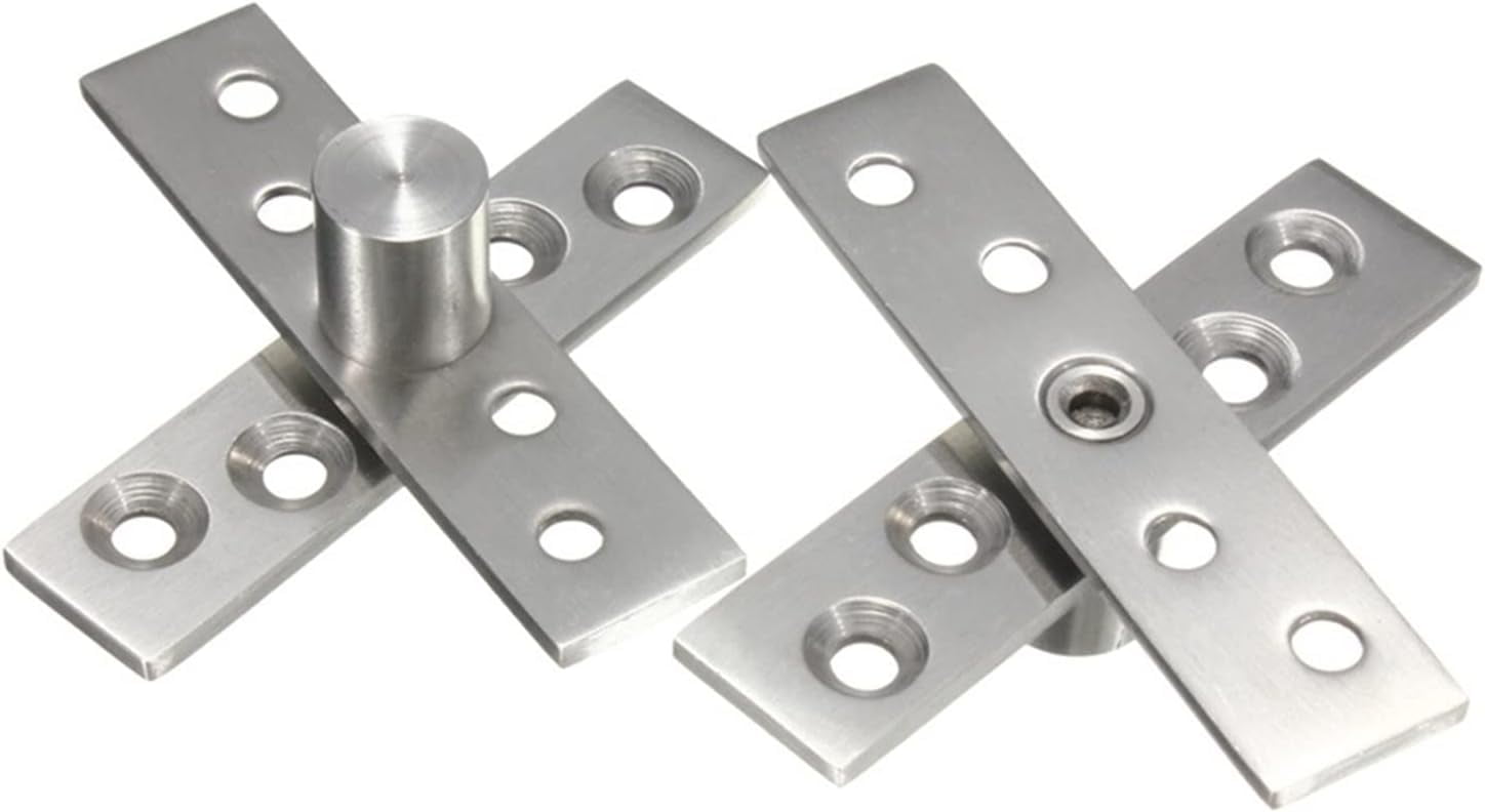 1 Pair of 360 Degree Stainless Steel Swivel Hinges,Hidden Hinges,Hidden ...
