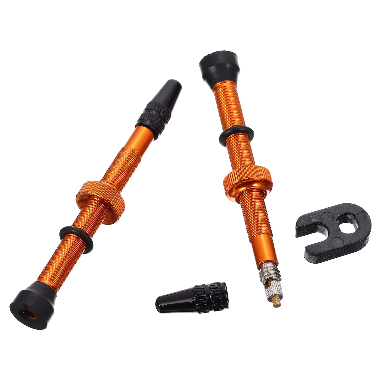 1 Pair Tubeless Valve Stems with Leak Repair Kits Universal Bike Tire ...