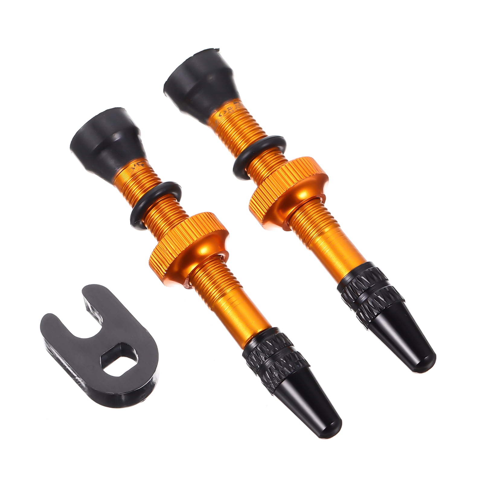 1 Pair of Bicycles Stems Tubeless Presta Leak Valves Universal Stem Caps Bike Tire Repair Kits ...