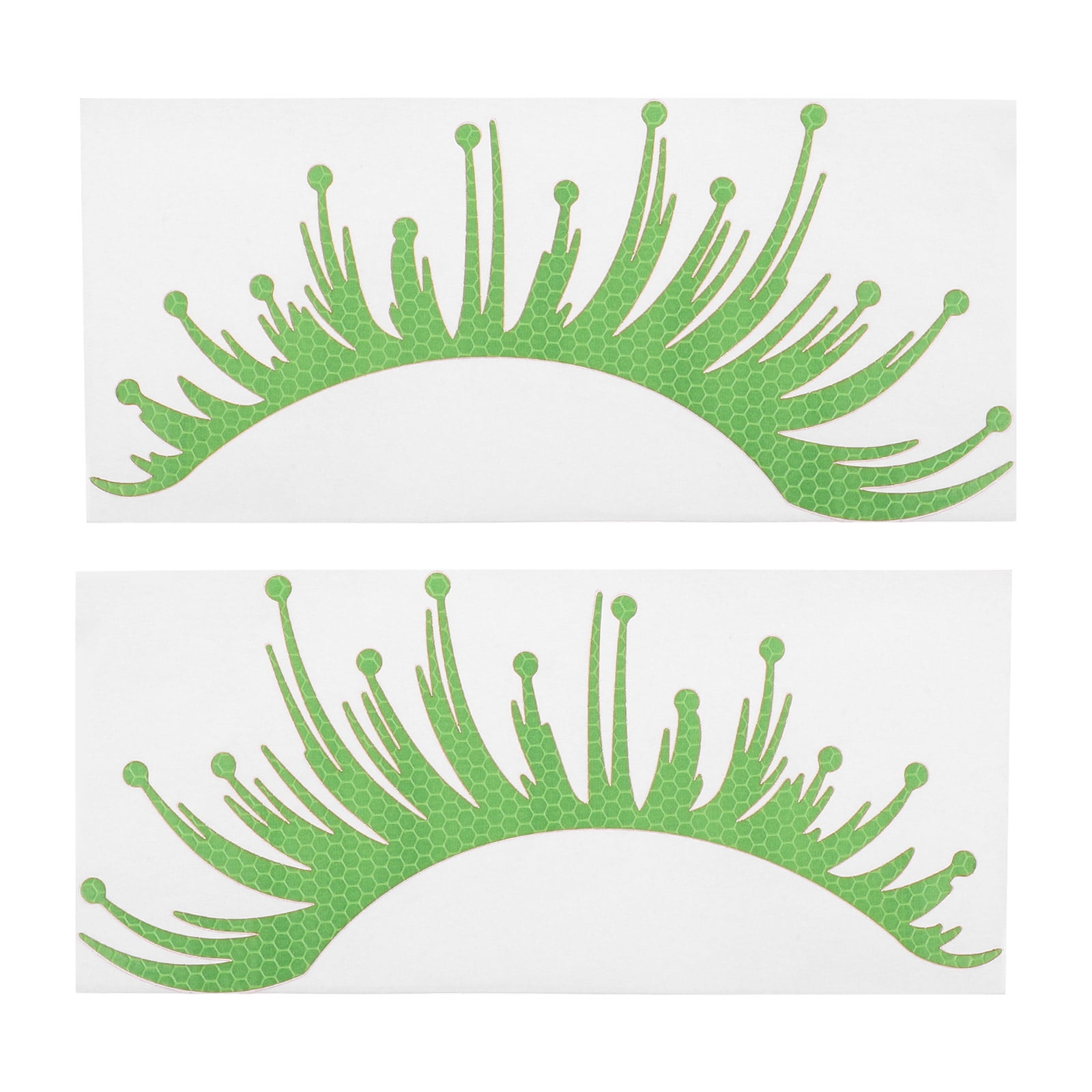 1 Pair of Car Headlight Eyelashes Stickers Reflective Waterproof Vinyl ...