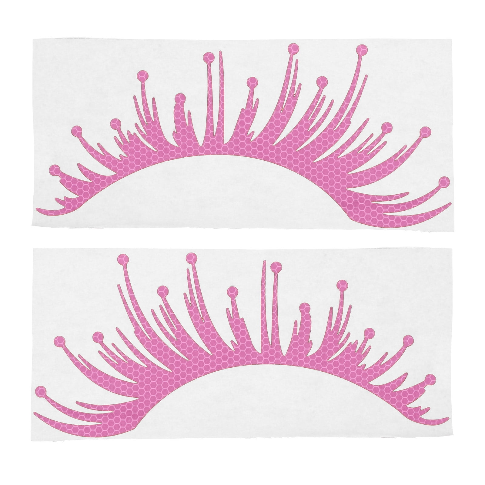 1 Pair of Car Headlight Eyelashes Stickers Reflective Waterproof Vinyl ...