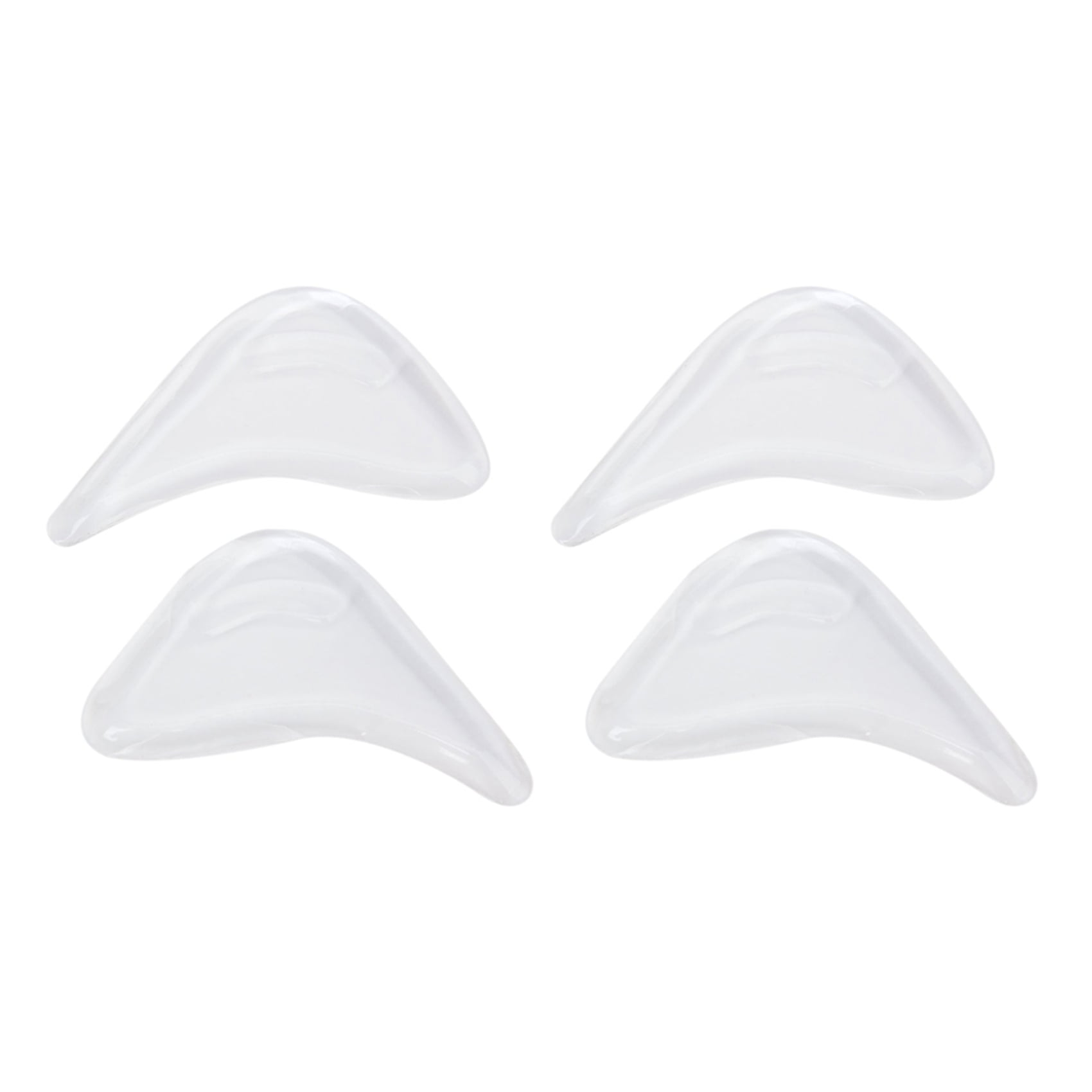 1 Pair of Gel Toe Pads Insoles for Pointed Shoes/Shoes Too Big---Clear ...