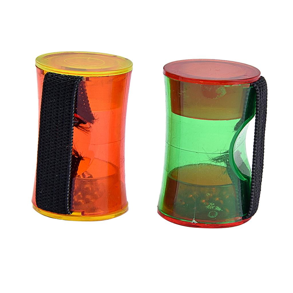 1 Pair of Percussion Shaker Rhythm Musical Instruments Cylinder Shaped ...