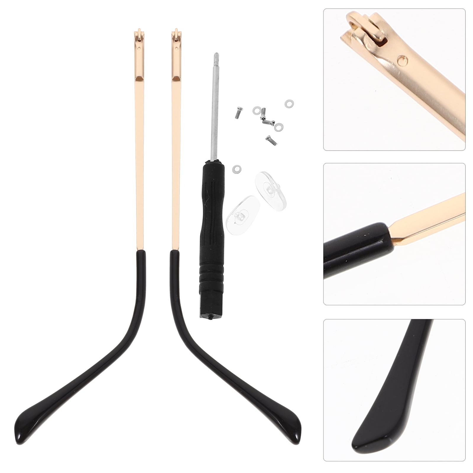 1 Pair of Universal Glasses Temples Eyeglasses Replacement Repair Parts ...