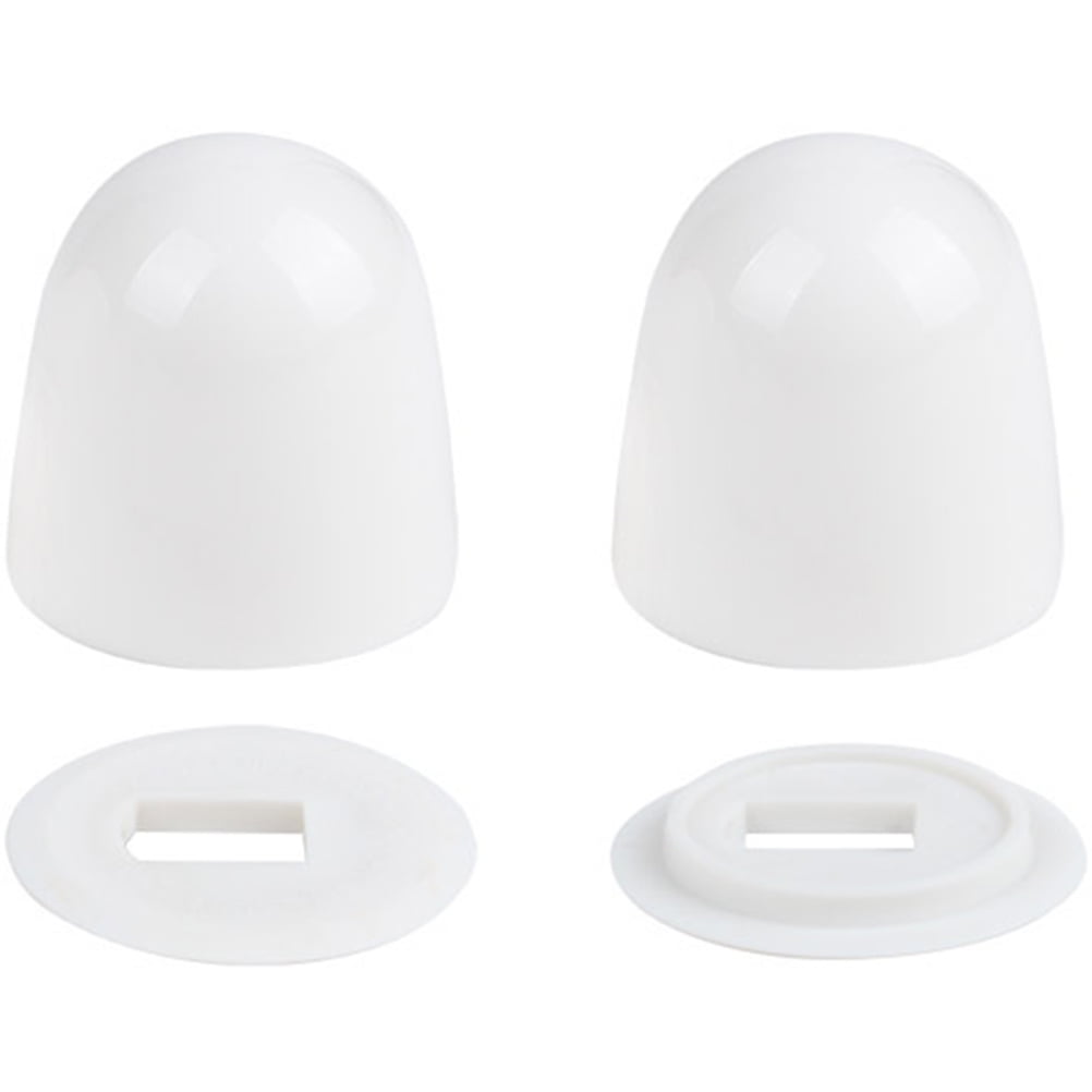 1 Pair of Toilet Bolt Caps Universal Toilet Bowl Bolt Caps Covers ...