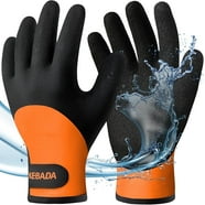 HANDLANDY Waterproof Work Gloves for Cold Weather, Insulated Winter Work Gloves for Men Women ...