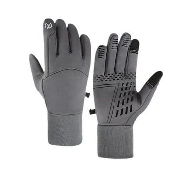 IC ICLOVER Men Women Winter Warm Gloves, Touch Screen Thermal Gloves Water Resistant Windproof ...