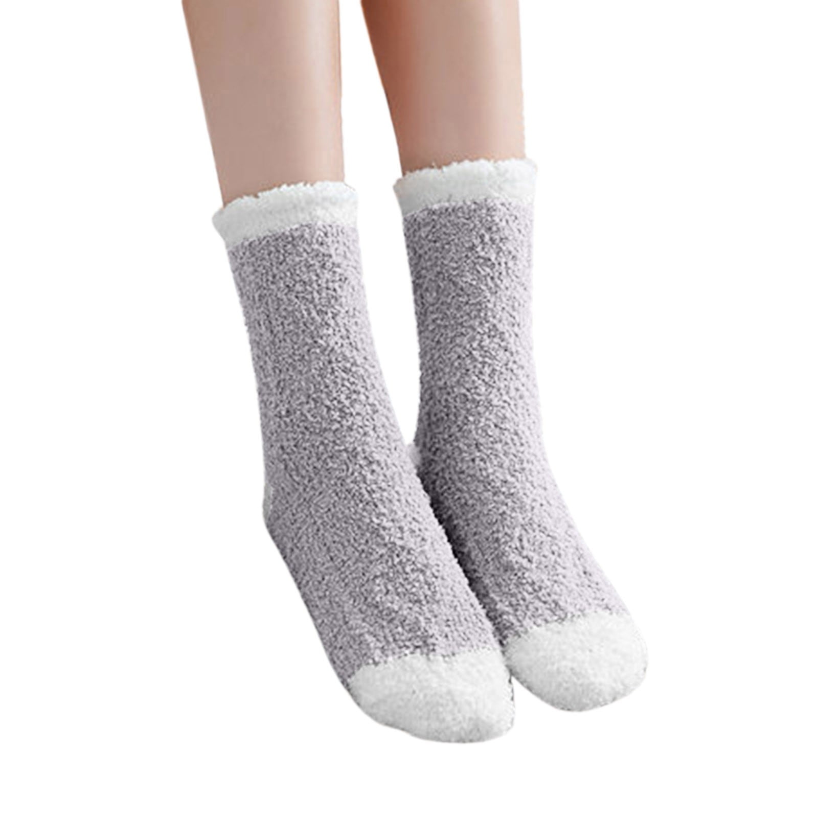 1 Pairs Women's Winter Warm Fuzzy Socks Slipper Socks Women's Soft ...