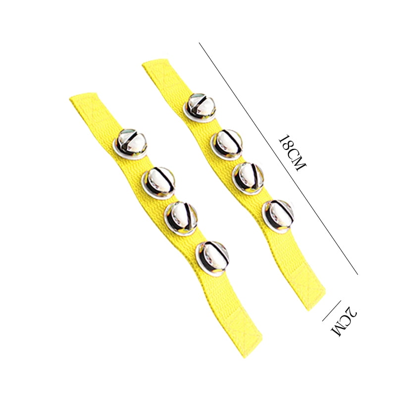 1 Pairs Wrist Bells Kids Jingles Shake Rattles Toy Percussion ...