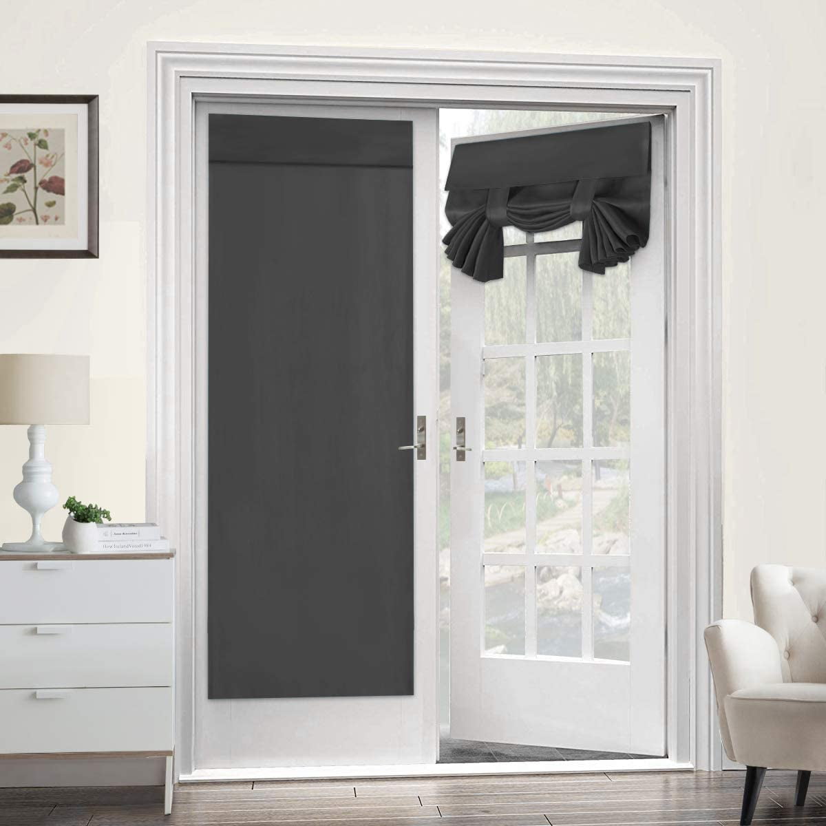 Xelparuc Elegant Blackout French Door Curtains, 64” x 183” - Walmart.com