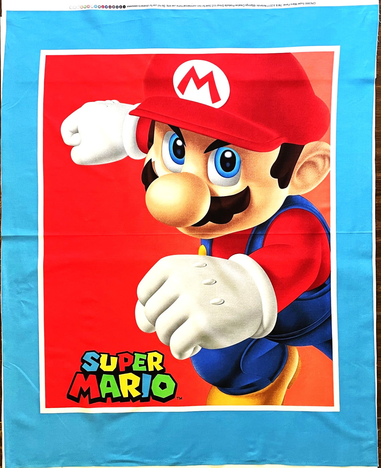 1 Panel - Mario Video Game Cotton Fabric Panel (Great for Quilting ...