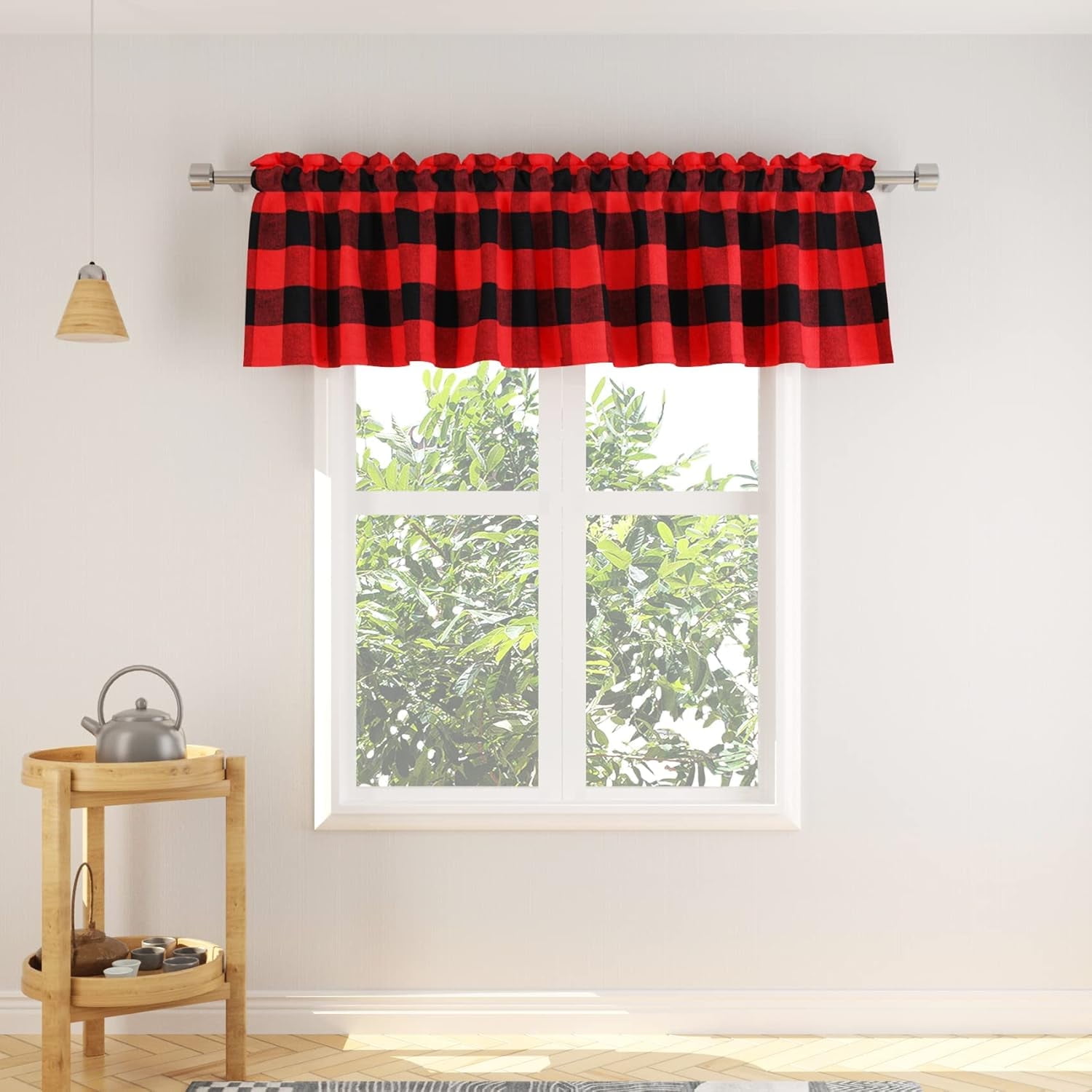 1 Panel Valance Curtains 18 L x 54 W Curtain Valance Living Room ...