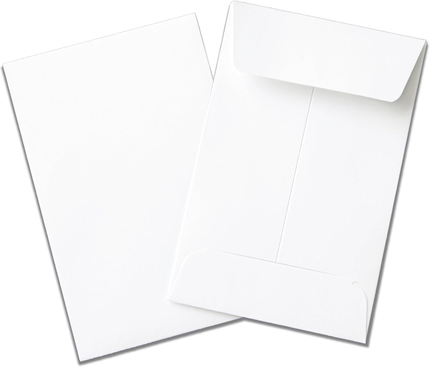 #1 Paper Coin Envelopes with Gummed Flaps, Pack of 500 Blank Small ...