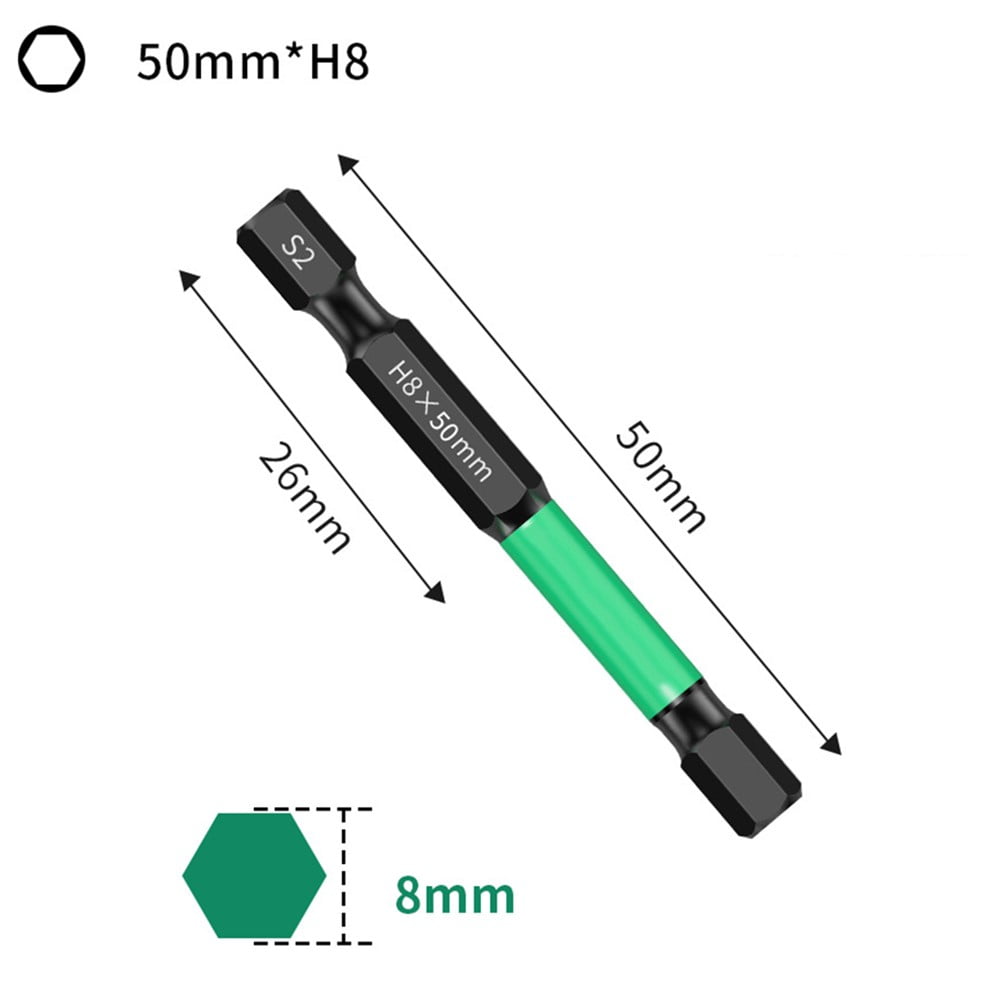 1 Pc 1/4 Hexagon Screwdriver Bit Magnetic Repair Tools Magnetic ...