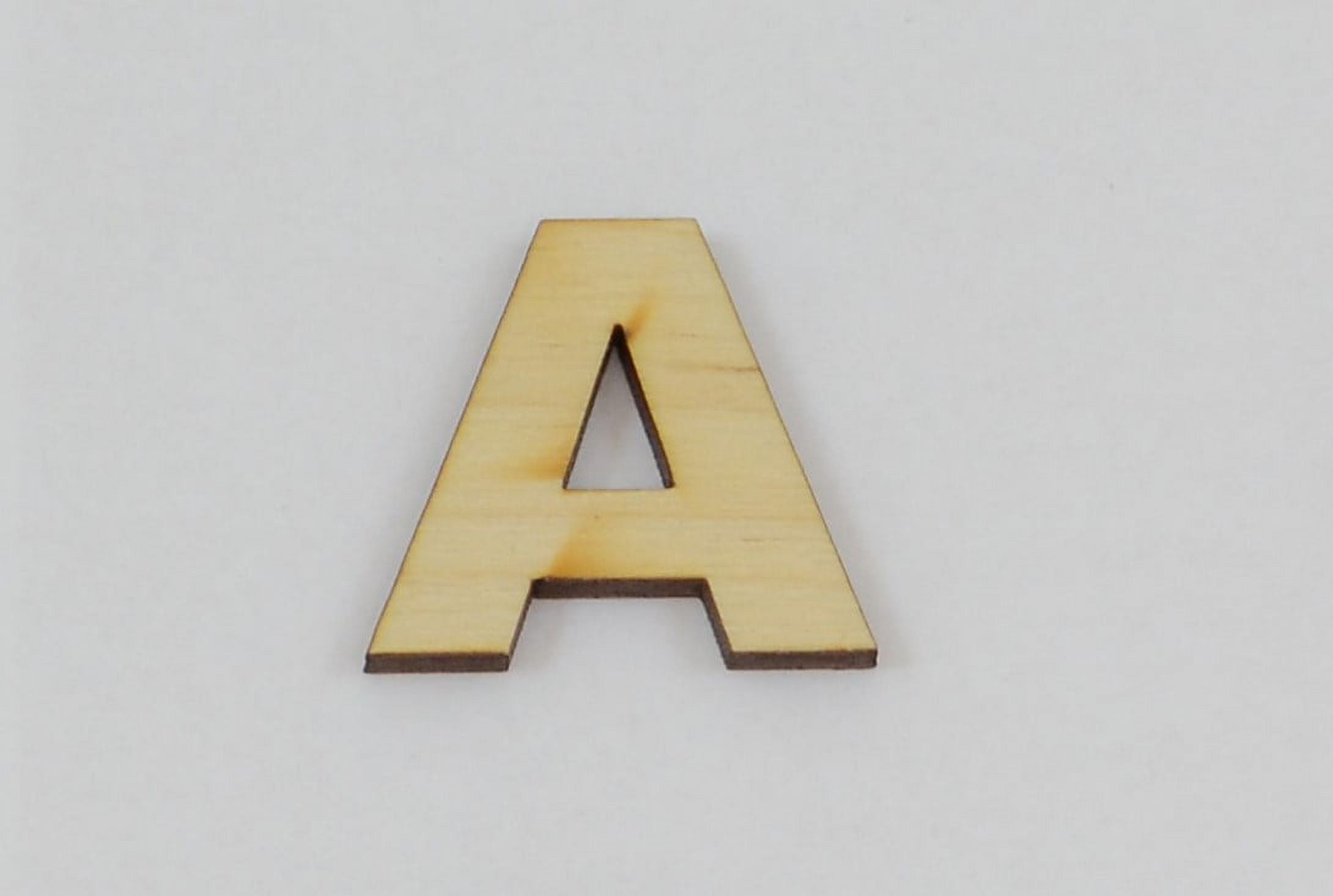 1 Pc, 10 Inch X 1/4 Inch Thick A Wood Letters In The Arial Font Easy To ...