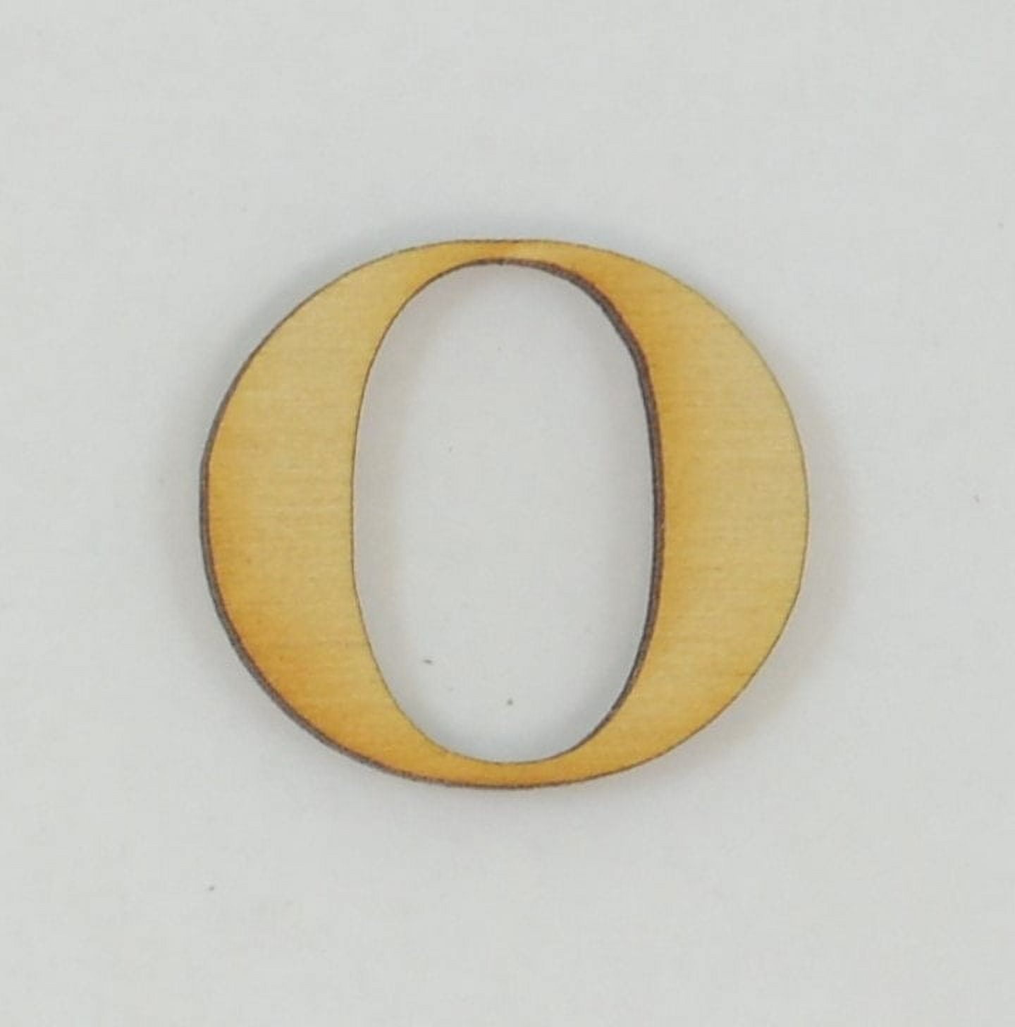 1 Pc, 10 Inch X 1/4 Inch Thick Times New Roman Bold Wood Letters O ...