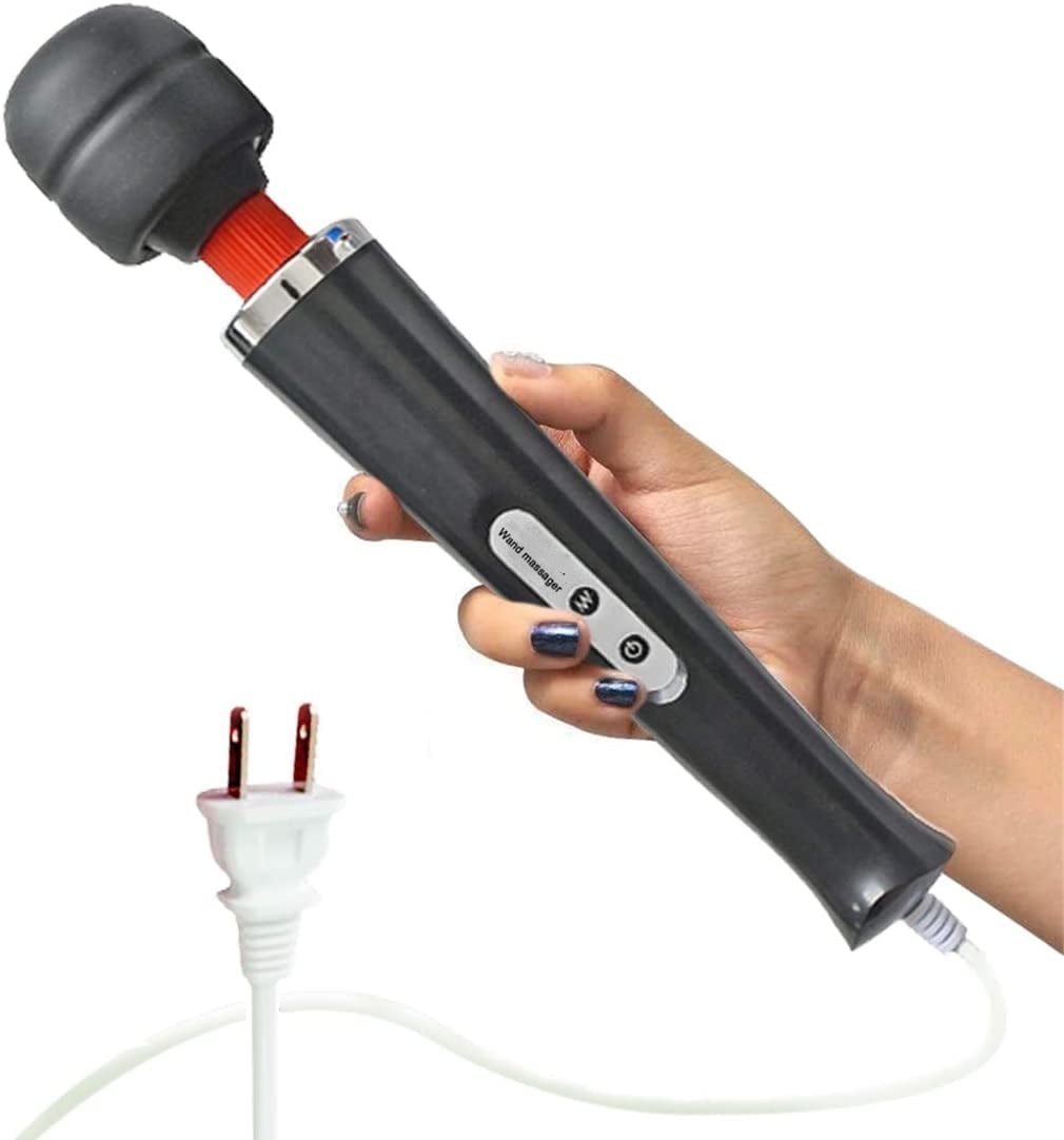 10 Speed Wired Handheld Massager, Powerful Vibrations for Sports Recovery, Muscle Aches, Body ...