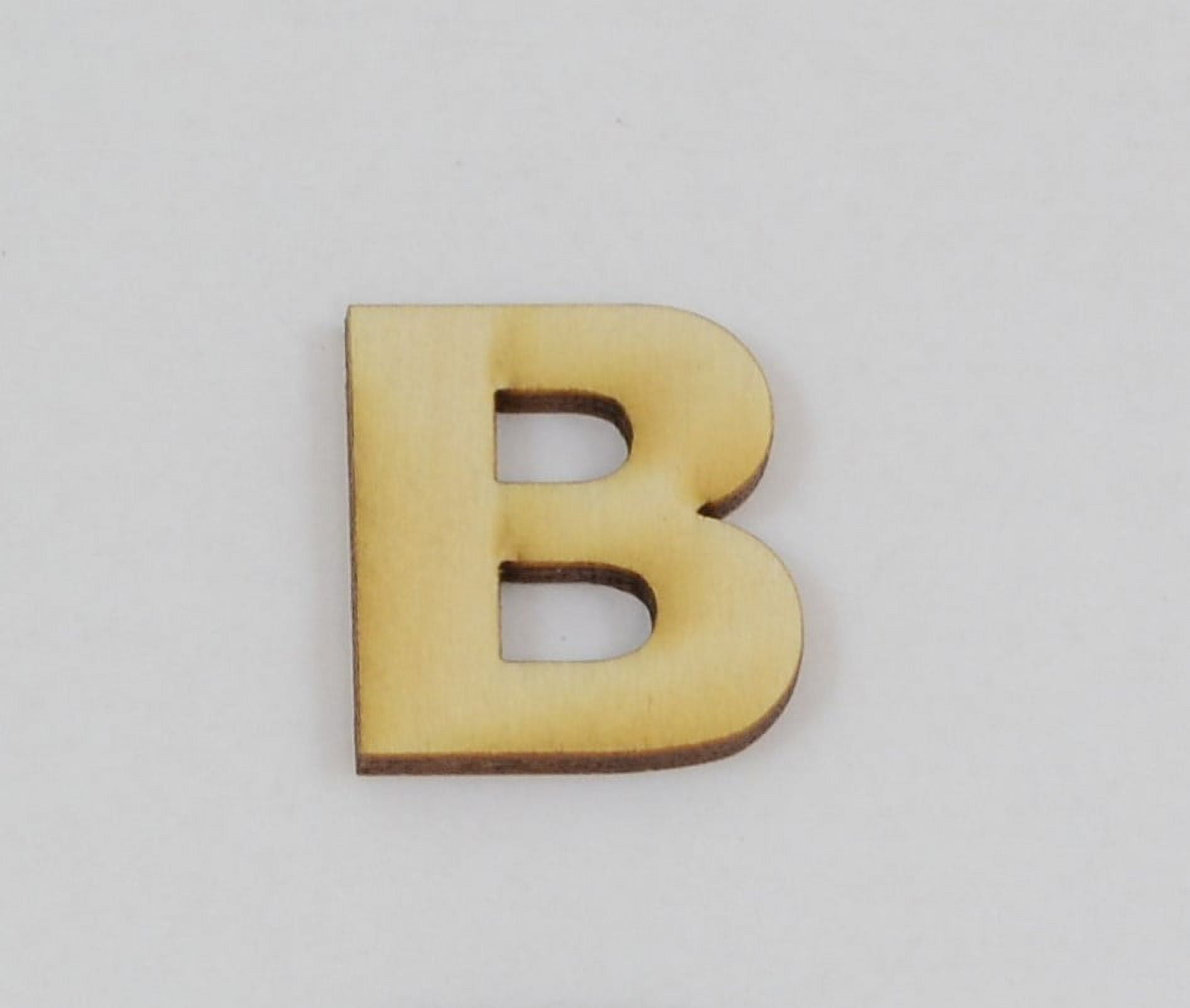 1 Pc, 12 Inch X 1/4 Inch Thick B Wood Letters In The Arial Font Easy To ...