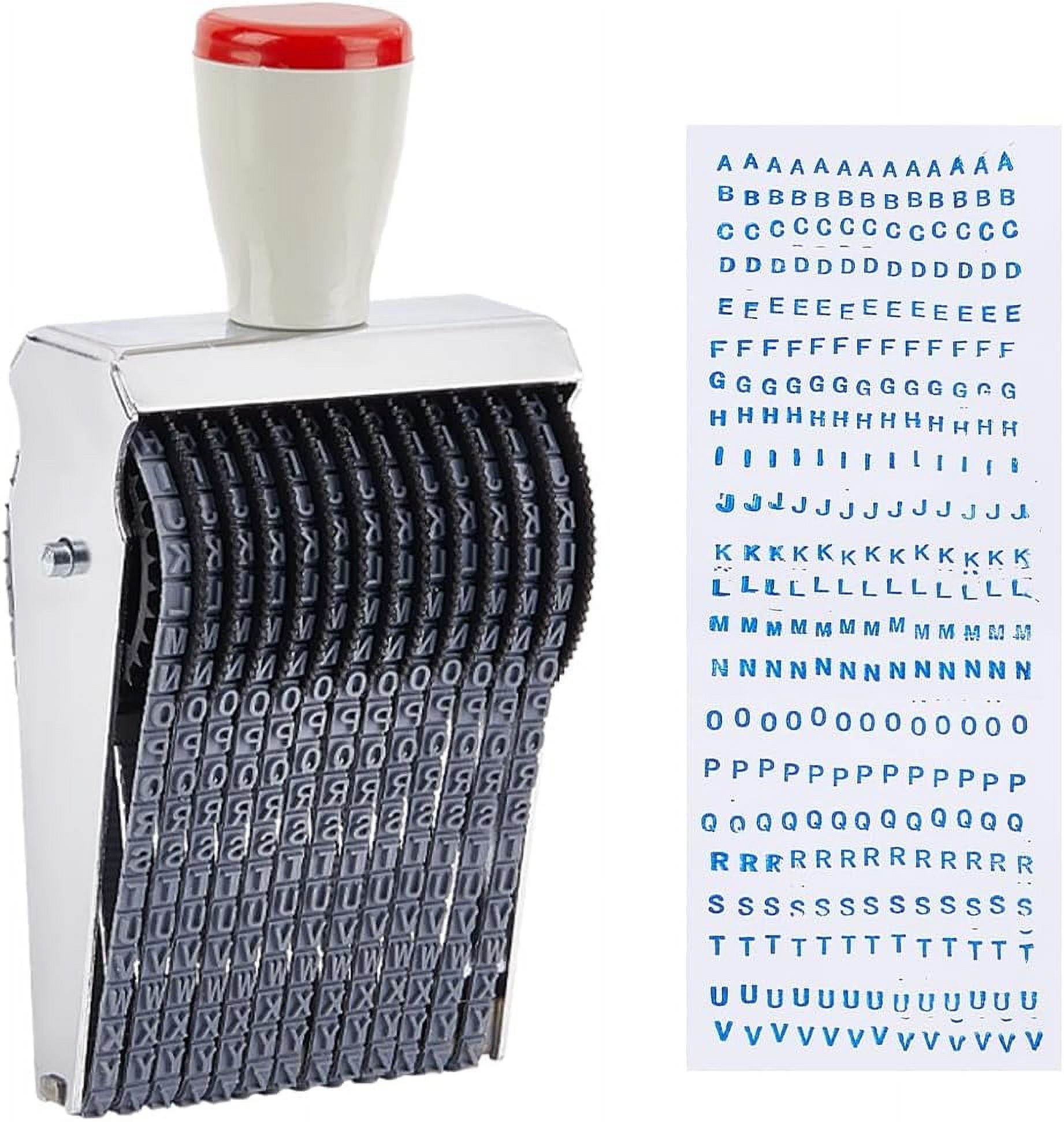 1 Pc 13 Digit Number Stamp 0-9 Numbers A-Z Alphabet 4 Symbols Price Tag ...