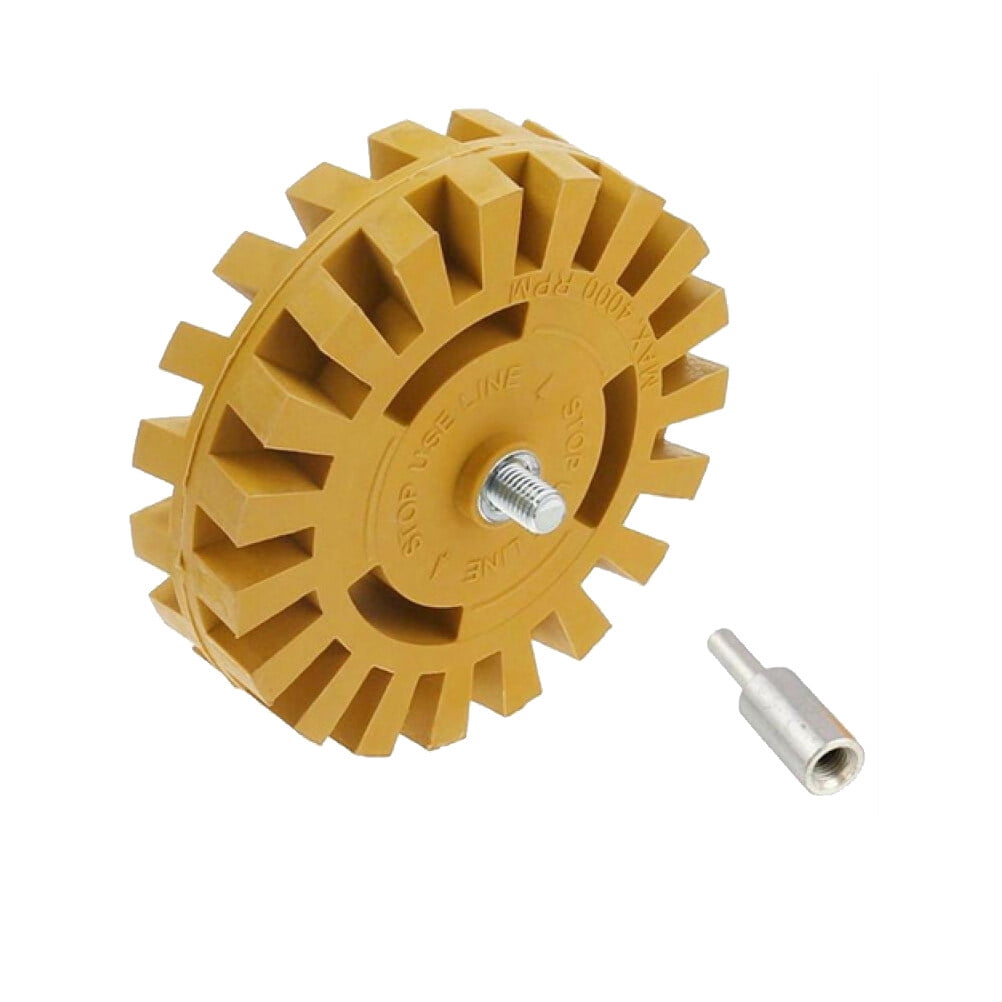 1 Pc 20MM 4 Inch Pneumatic Degumming Wheel Eraser Wheel for Removing ...