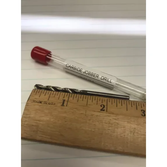 1 Pc. 3.20Mm Solid Carbide 118 Degree Sp/Pt Jobbers Drill. Usa (Loc Stk ...
