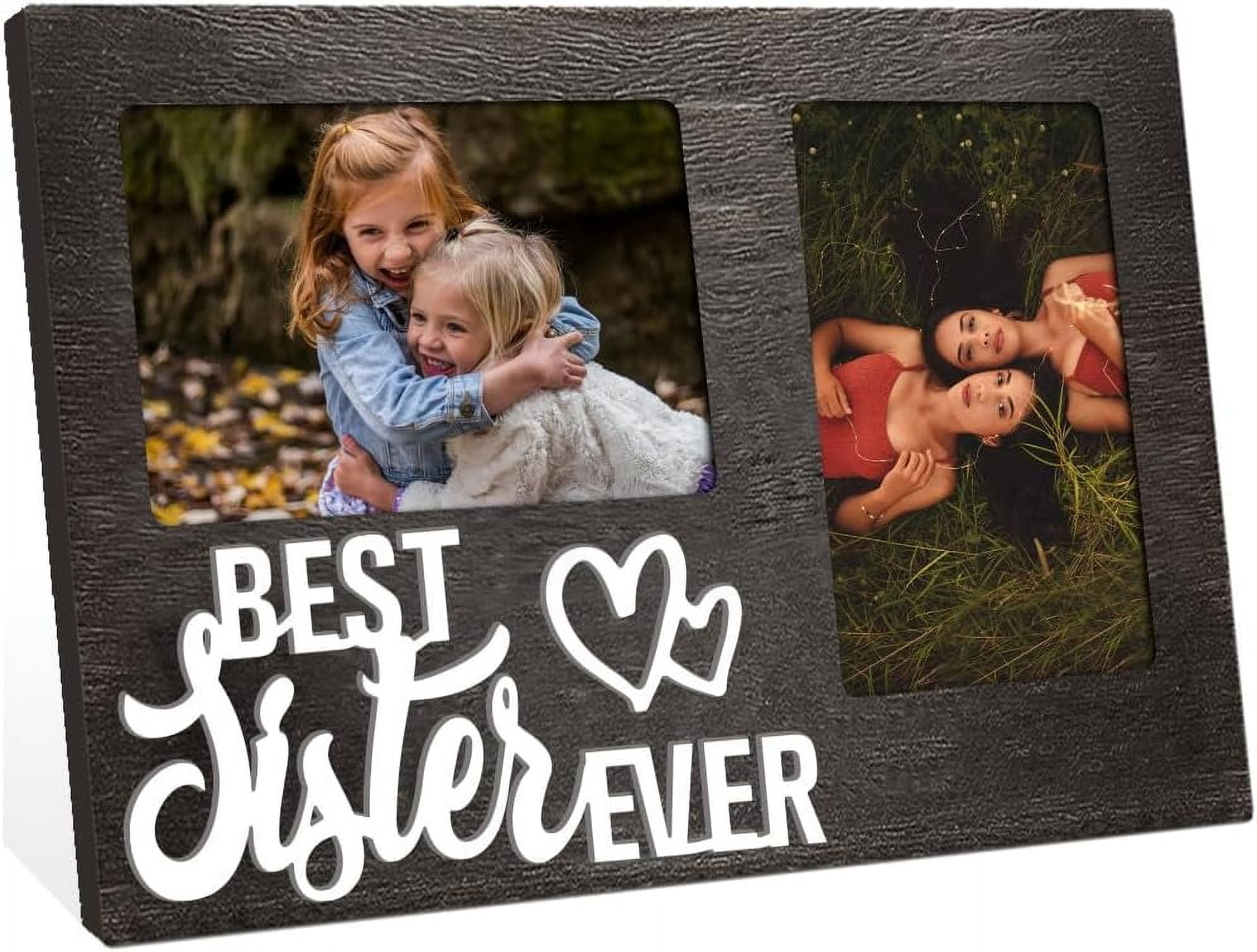 1 Pc 4x6 Picture Frame in Black for Sister Best Sister Ever Close to ...